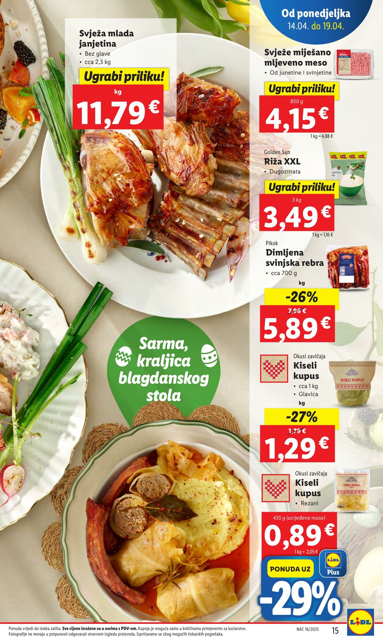 Lidl Promotivni letak - Vrijedi od 14.04 do 28.04 - Stranica br. 15 ...