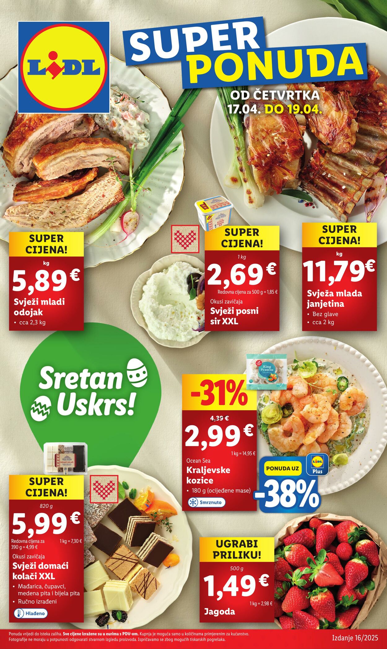 Lidl Promotivni letak - Vrijedi od 17.04 do 01.05 - Stranica br. 1 ...